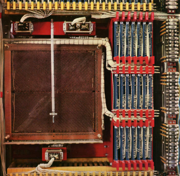 Storiaolivetti - Particolare della memoria principale dell'Elea 9003